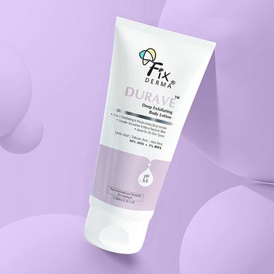Buy Fixderma Durave 10% AHA + 1% BHA Deep Exfoliating Body Lotion with ...