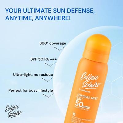 Eclipse Solaire Lumiere Mist Sunscreen Spray SPF 50 PA+++ 100 ml