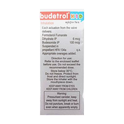 BUDETROL KID WITH DOSE COUNTER 120md Inhalation 7.2g