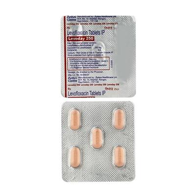 Levoday 250mg Tablet 5'S Price, Uses, Side effects, Substitutes | Netmeds