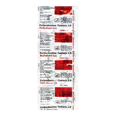 Kefodime 200mg Tablet 10'S : Price, Uses, Side Effects | Netmeds