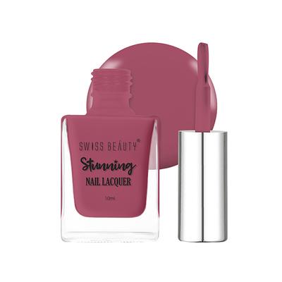 Buy Swiss Beauty Stunning Nail Lacquer Shade - F1037343 - Dark Mauve 10 ...