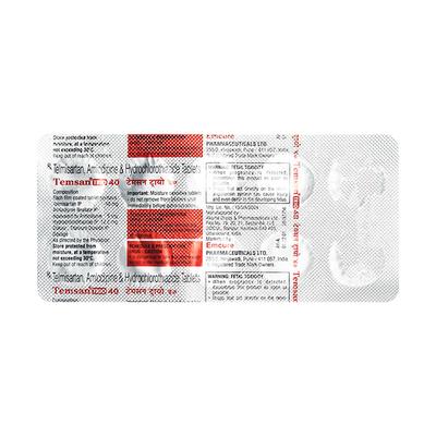 Buy TEMSAN TRIO 40 Tablet 10's Online at Upto 25% OFF | Netmeds