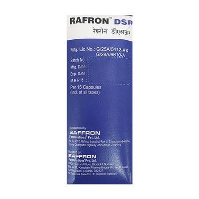 RAFRON DSR Capsule 15's Price, Uses, Side effects, Substitutes | Netmeds