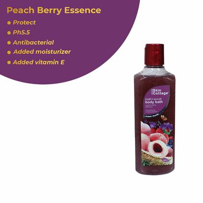 Buy Skin Cottage Bath + Scrub (Peach) 400 ml Online at Best Price ...
