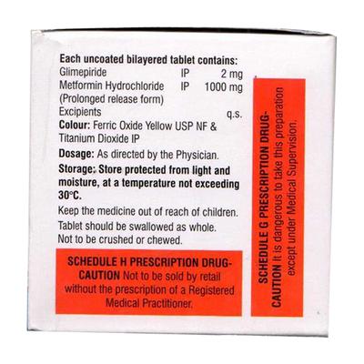 GLIMFIRST M2 FORTE Tablet 15's : Price, Uses, Side Effects | Netmeds