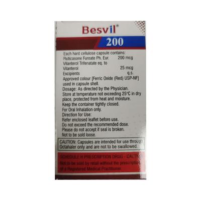 BESVIL 200 Octacaps 30's - Price, Uses, Side Effects | Netmeds