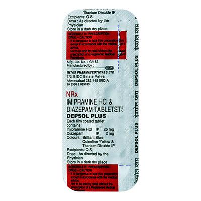 Depsol Plus Tablet 10'S - Price, Uses, Side Effects, and Substitutes ...