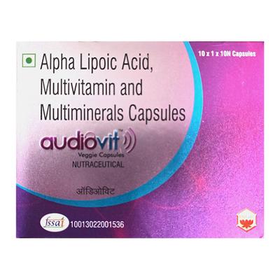 Buy AUDIOVIT VEGGIE (NUTRACEUTICAL) Capsule 10's Online | Netmeds