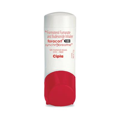 FORACORT 100 SYNCHROBREATHE WITH DOSE COUNTER 120md Inhaler 1's