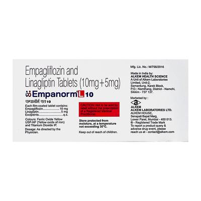 EMPANORM L 10 Tablet 10's