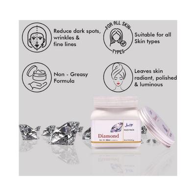 Buy Jeva Diamond Skin Polishing Face Pack 380 ml Online at Best Price ...