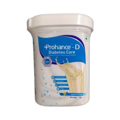 Buy PROHANCE D DIABETES CARE SUCROSE FREE VANILLA FLAVOUR Powder 400gm ...
