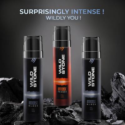 Buy Wild Stone Intense Black and Trance No Gas Deodorant Gift Set for ...