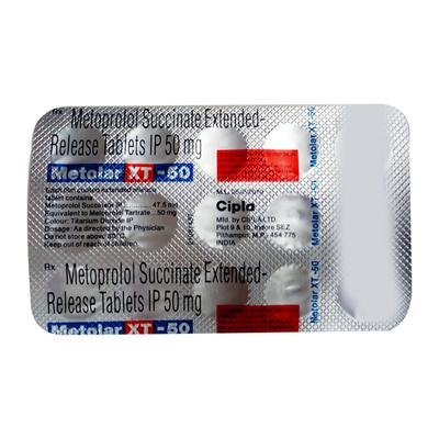 METOLAR XT 50 Tablet 15's : Price, Uses, Side Effects | Netmeds