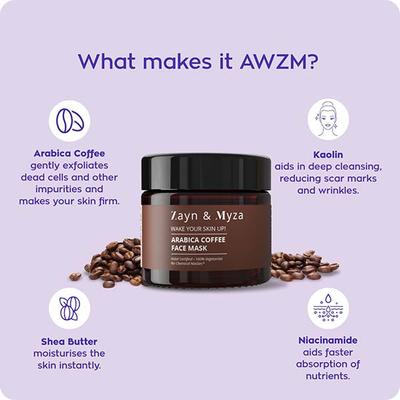 Buy Zayn & Myza Arabica Coffee Face Mask 50 gm Online at Discounted ...