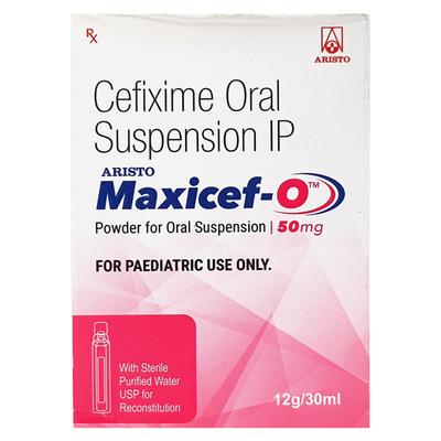 MAXICEF O 50mg Oral Suspension 30ml : Price, Uses, Side Effects | Netmeds