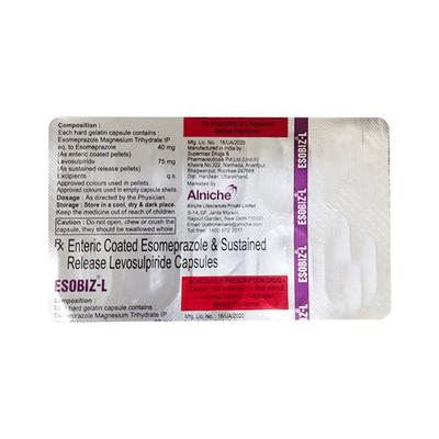 Buy ESOBIZ L Capsule 10's Online at Upto 25% OFF | Netmeds
