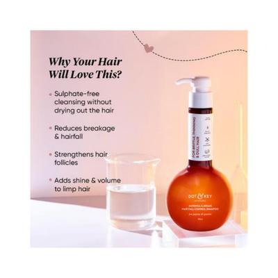 Buy Dot & Key Moringa & Argan Hair Fall Control Shampoo 350 ml Online ...