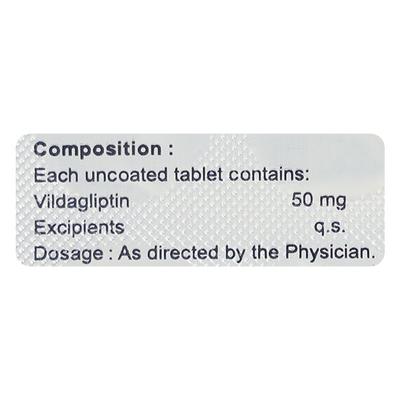 VILDUS 50mg Tablet 15's : Price, Uses, Side Effects | Netmeds