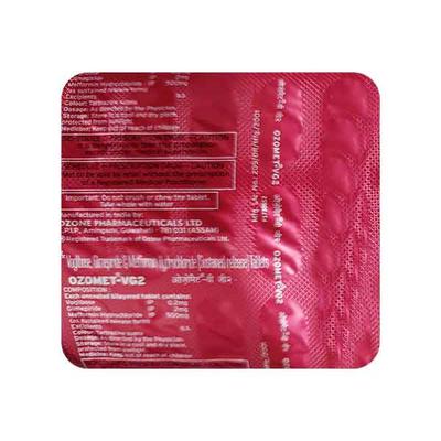 Ozomet VG 2mg Tablet 15'S : Price, Uses, Side Effects | Netmeds