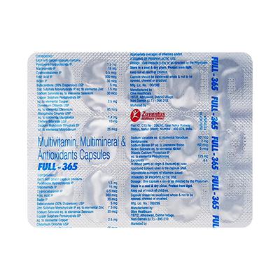 Buy Full 365 Capsule 15'S Online at Upto 25% OFF | Netmeds