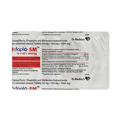 Buy DAPLO SM 1000 Tablet 10's Online at Upto 25% OFF | Netmeds