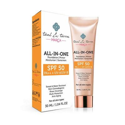 Buy Teal & Terra All-In-One Mineral Sunscreen 30 ml Online at ...