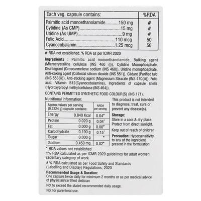 NERVITE XT Capsule 10's - Price, Uses, Side Effects | Netmeds