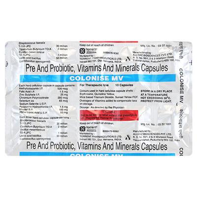 Buy Colonise MV Capsule 10'S Online at Upto 25% OFF | Netmeds