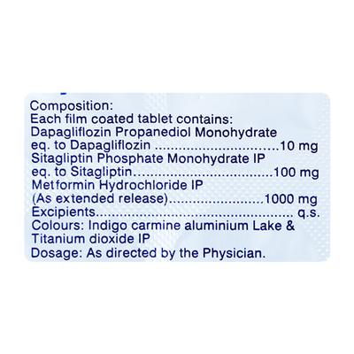 DAPATURN SM FORTE 10 Tablet 10's Price, Uses, Side effects, Substitutes ...