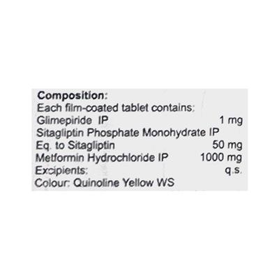 Buy SITAGLO GM 1 Tablet 10's Online | Netmeds