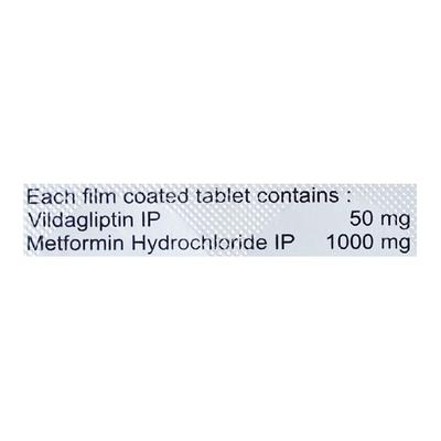 ZILDAGLIP M FORTE Tablet 15's : Price, Uses, Side Effects | Netmeds
