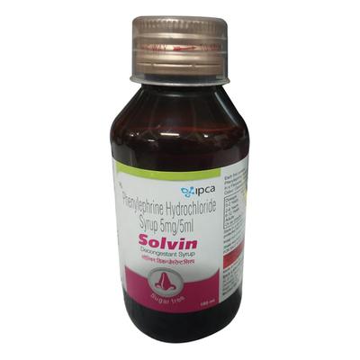 Buy SOLVIN DECONGESTANT SUGAR FREE Syrup 100ml Online at Upto 25% OFF ...