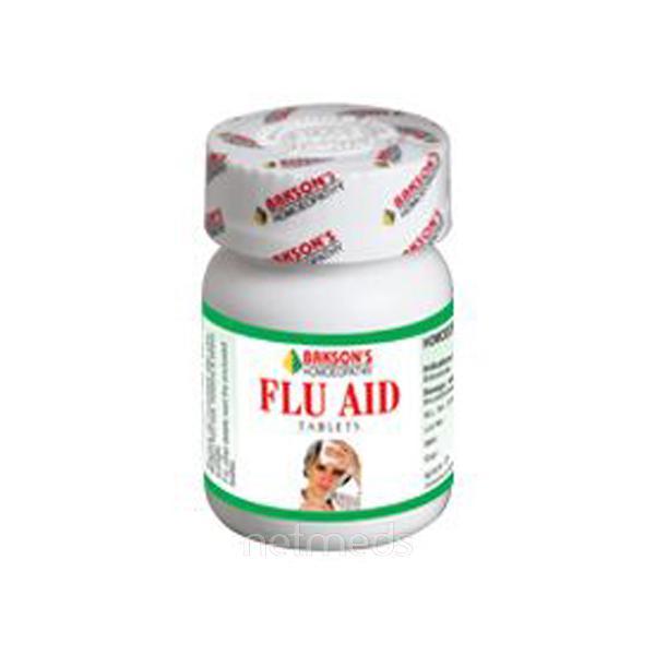 Buy Bakson's Flu Aid Tablet 75 gm online at best price-Homeopathy