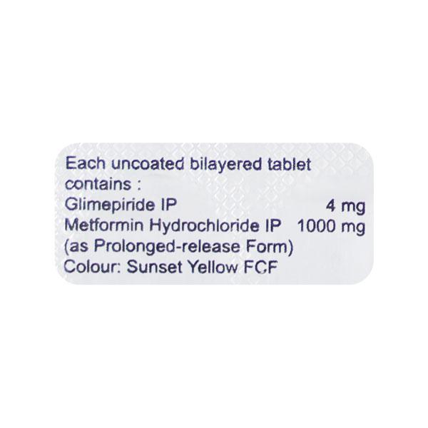 GLIMICURE M4 FORTE Tablet 10's