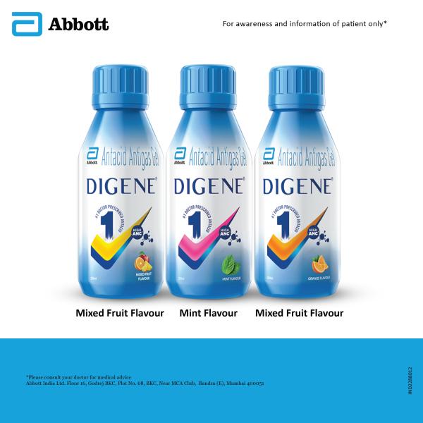 Buy Digene Acidity & Gas Relief Gel - Orange Flavour 200 ml Online at ...