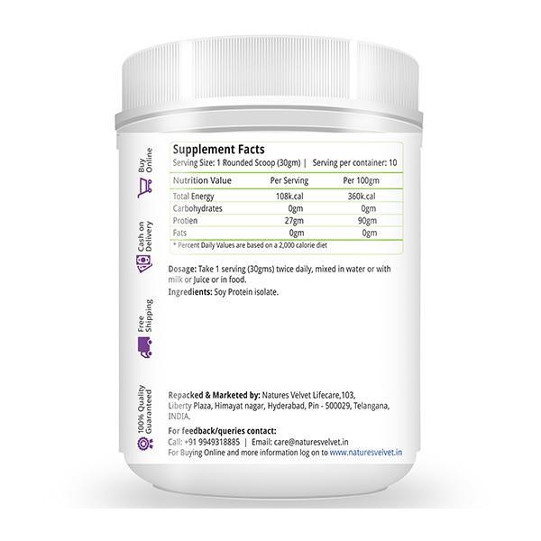 Natures Velvet Soy Protein Powder 1000 gm