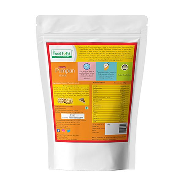 The Food Folks Roasted Pumpkin Seeds 250 gm