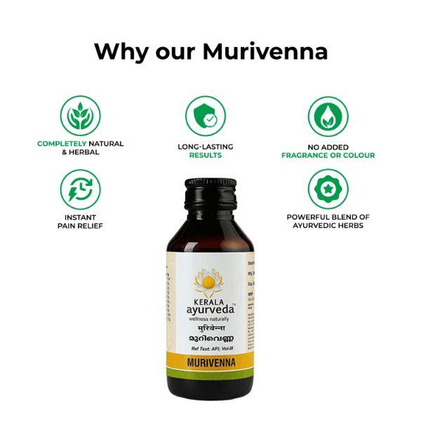 Buy Kerala Ayurveda Murivenna Thailam 100 ml online at best price-Herbs ...