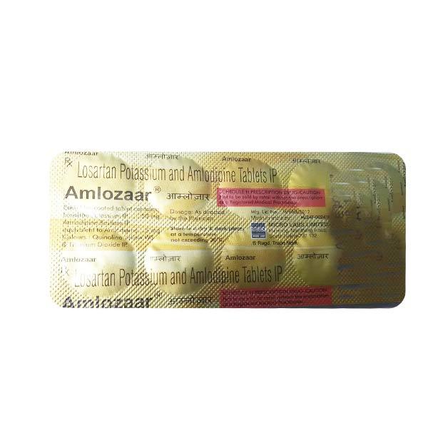 Amlozaar 25mg Tablet 10'S