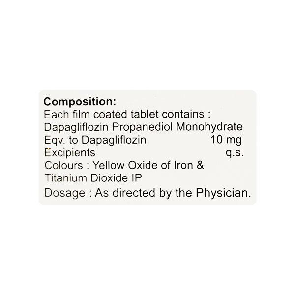 DAPAGOLD 10 Tablet 15's : Price, Uses, Side Effects | Netmeds