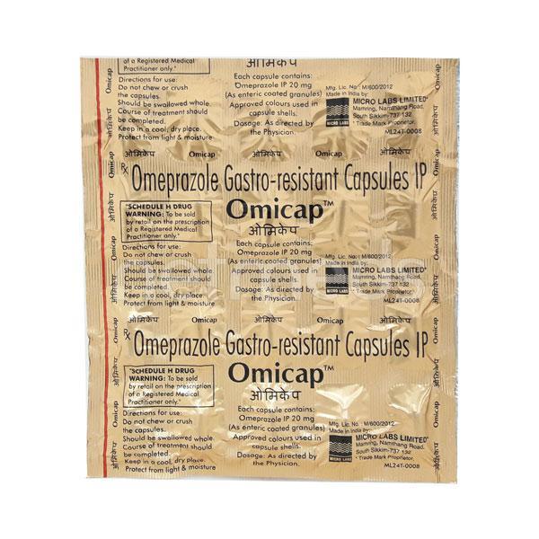 Omicap 20mg Capsule 20'S