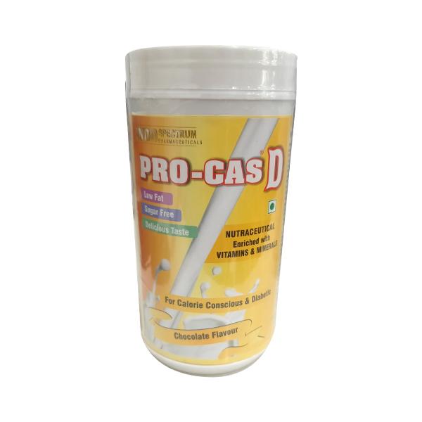 Buy PRO CAS D SUGAR FREE CHOCOLATE FLAVOUR Powder 200gm Online at Upto ...