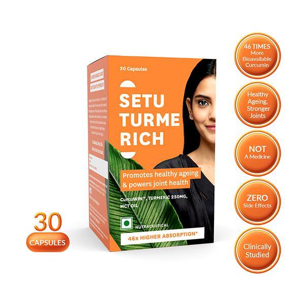 Setu Turme Rich Curcumin with Turmeric 250 mg Capsule 30's