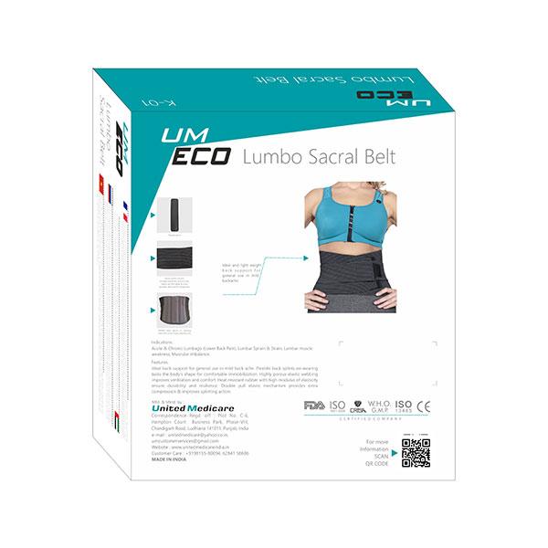 Buy Um Eco Lumbo Sacral Belt (K01) (L) Online at Discounted Price | Netmeds