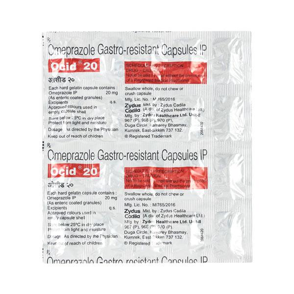 Ocid 20mg Capsule 15'S - Buy Medicines online at Best Price from ...
