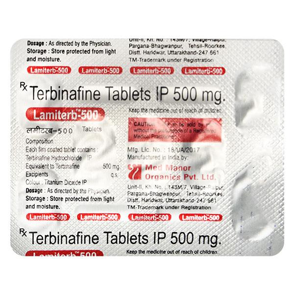 Lamiterb 500mg Tablet 7'S