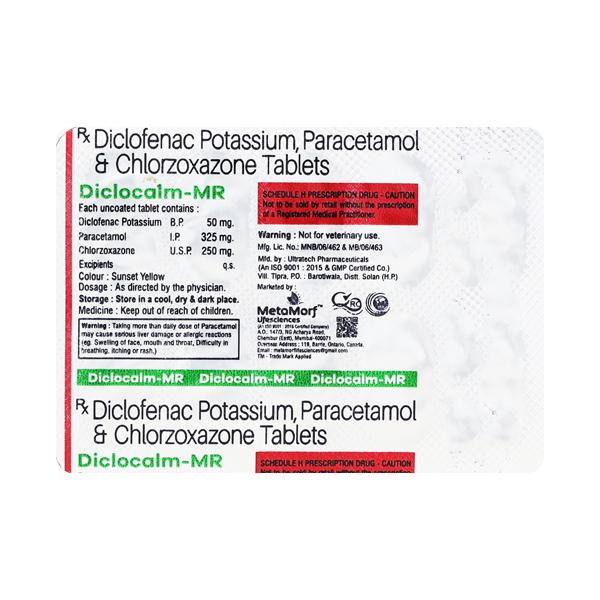 DICLOCALM MR Tablet 10's