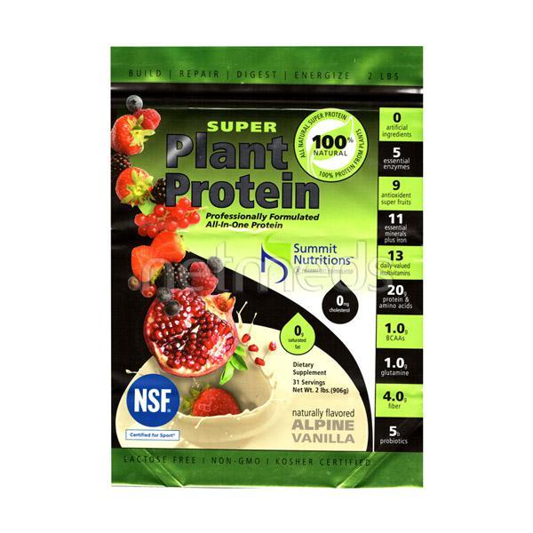 Buy Summit Nutrition Super Plant Protein Powder - Alpine Vanilla 2 lb ...